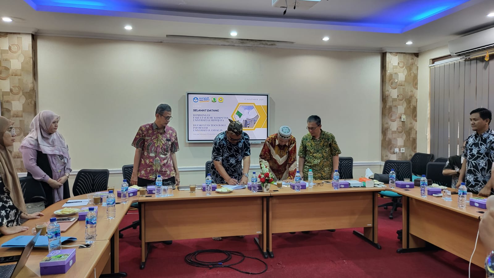 FTI Terima Kunjungan Fakultas Ilmu Komputer Universitas Sriwijaya